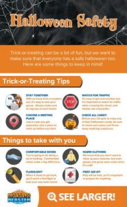 Tips for safe Trick-or-Treating!